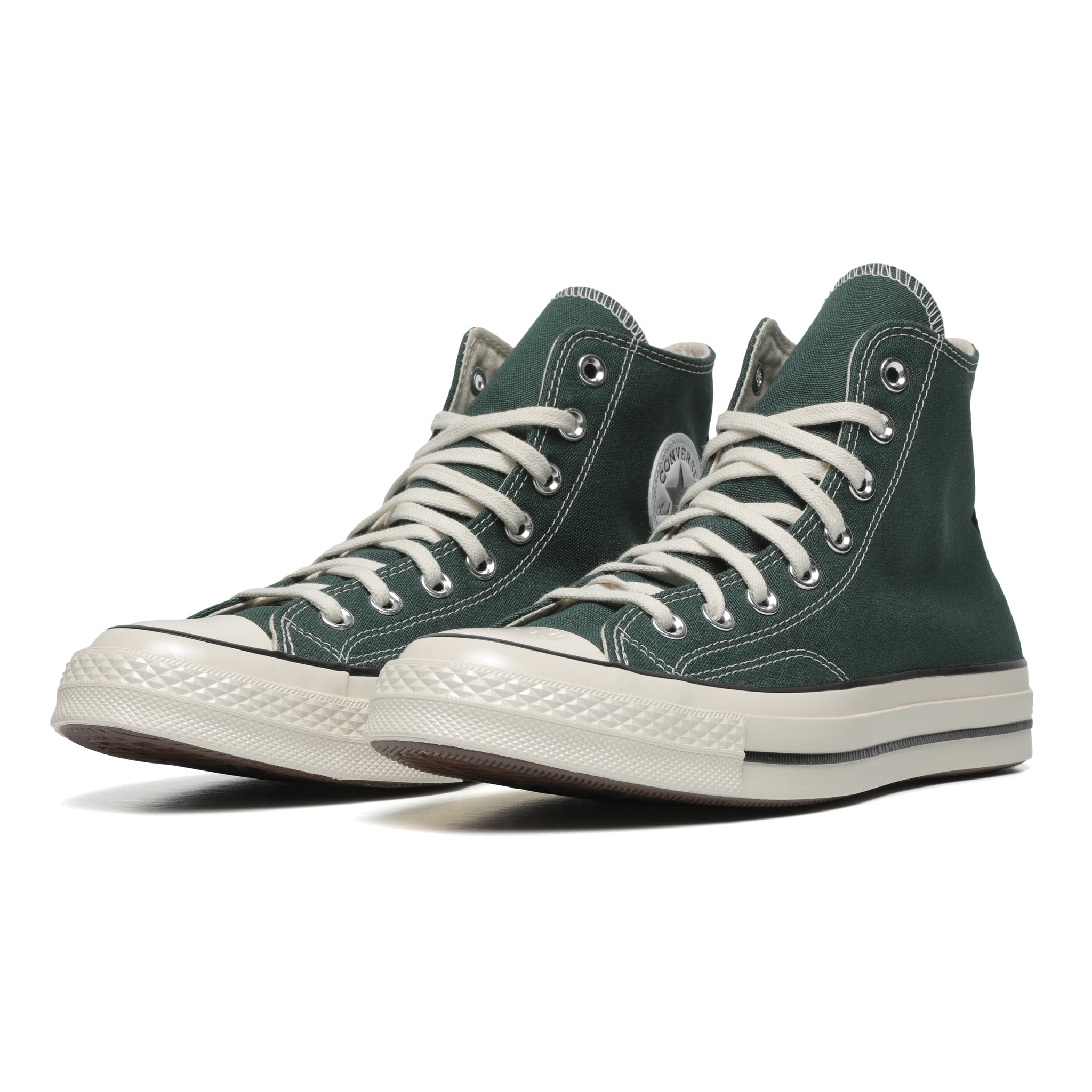 Gray and green converse store