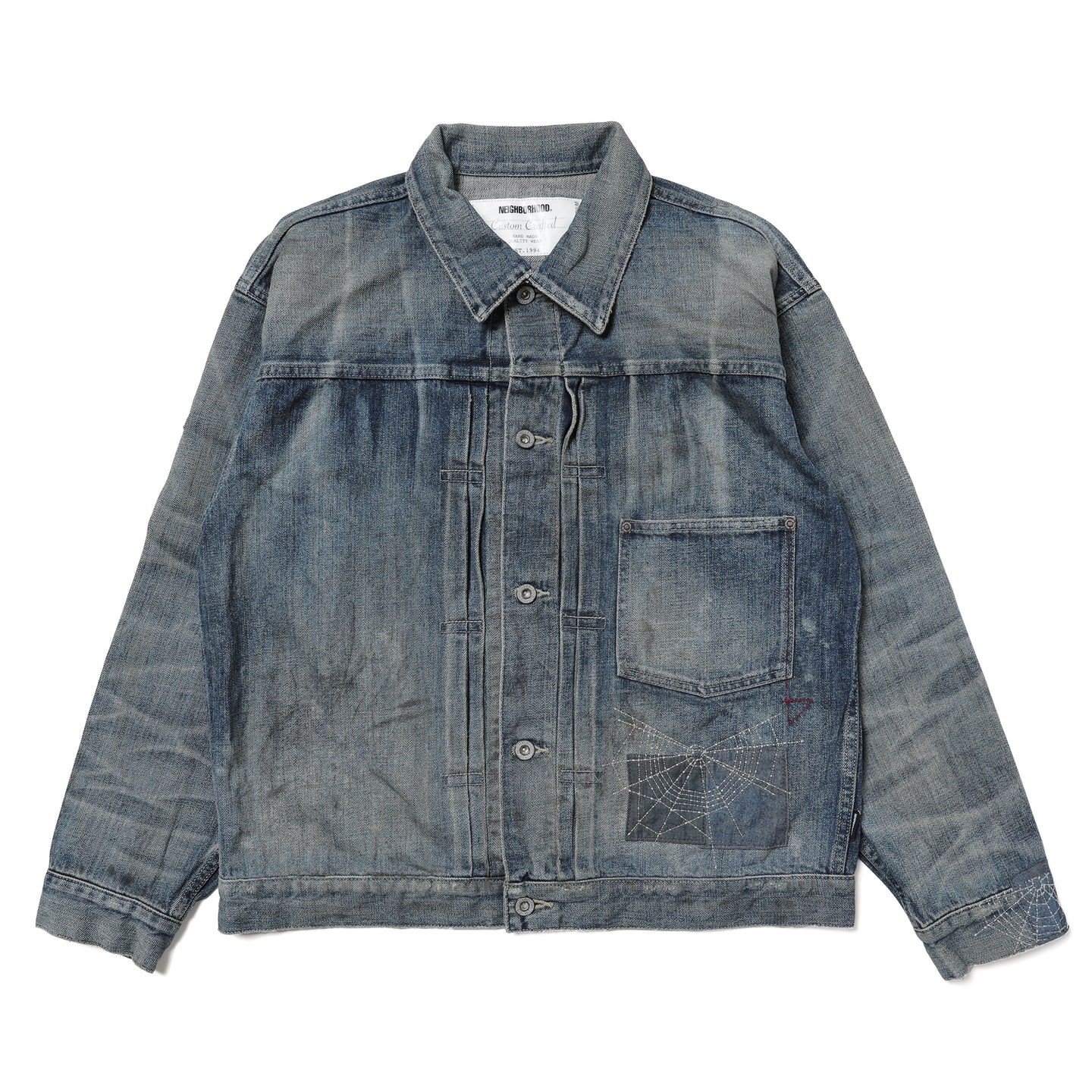 [262XBNH-JKM01] Neighborhood Savage Denim Type-1 Jacket (Indigo)